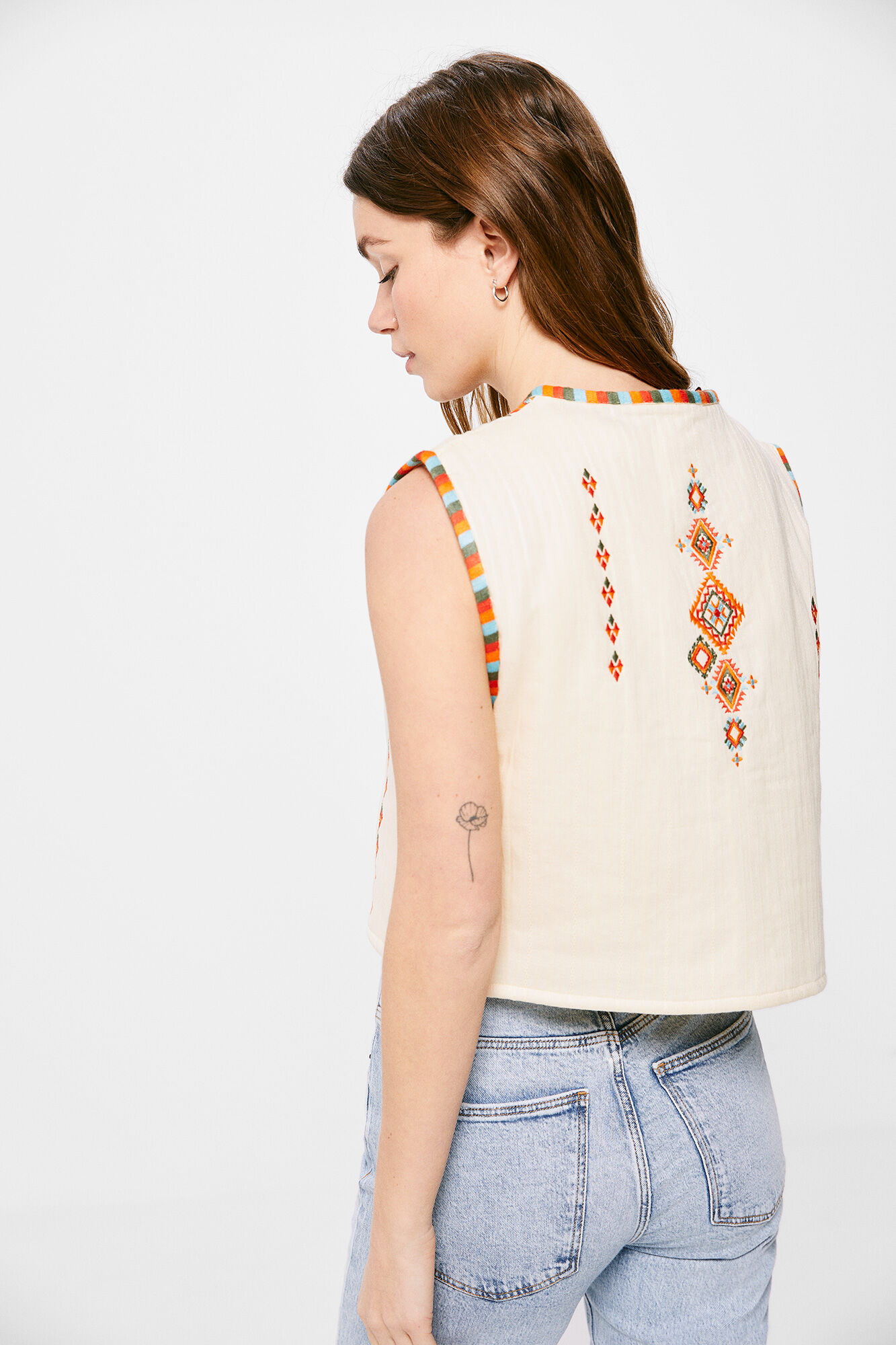 Chaleco Bordados | Chalecos para mujer | Springfield-MX