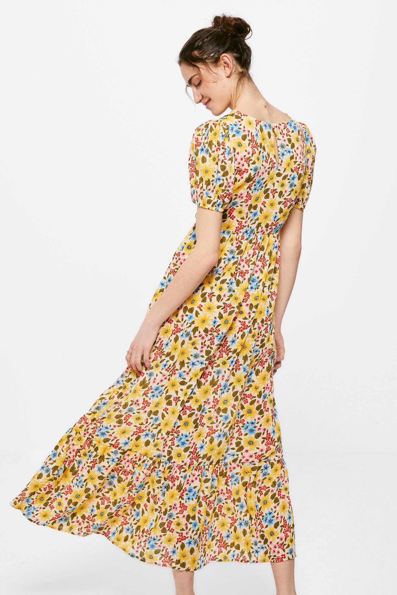 Vestido Midi Estampado | Vestidos para mujer | Springfield-MX