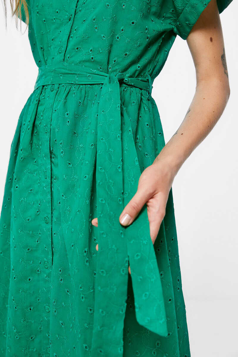 Vestido Midi Camisero Shiffly | Vestidos para mujer | Springfield-MX