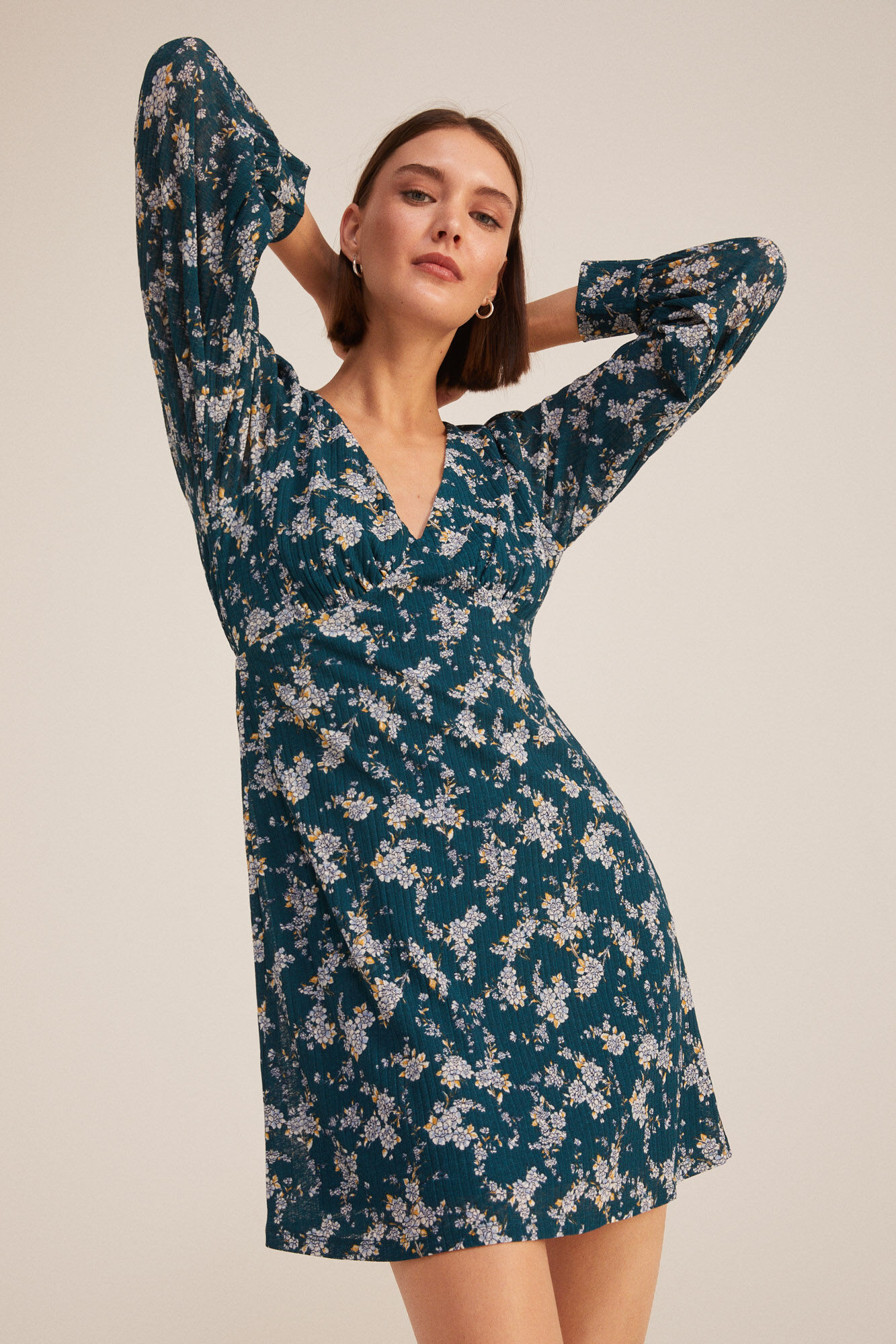 Vestido Estampado Flores | Vestidos para mujer | Springfield-MX