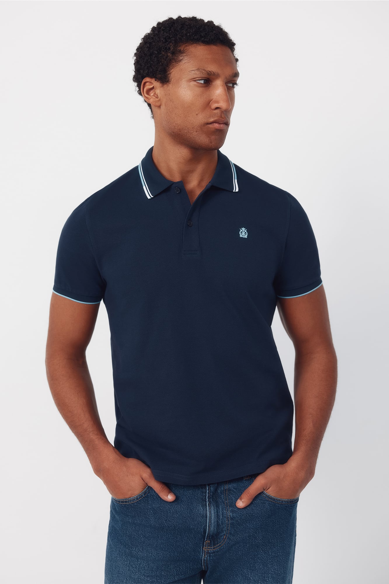 Polo con tips | Polos de hombre | Springfield-MX