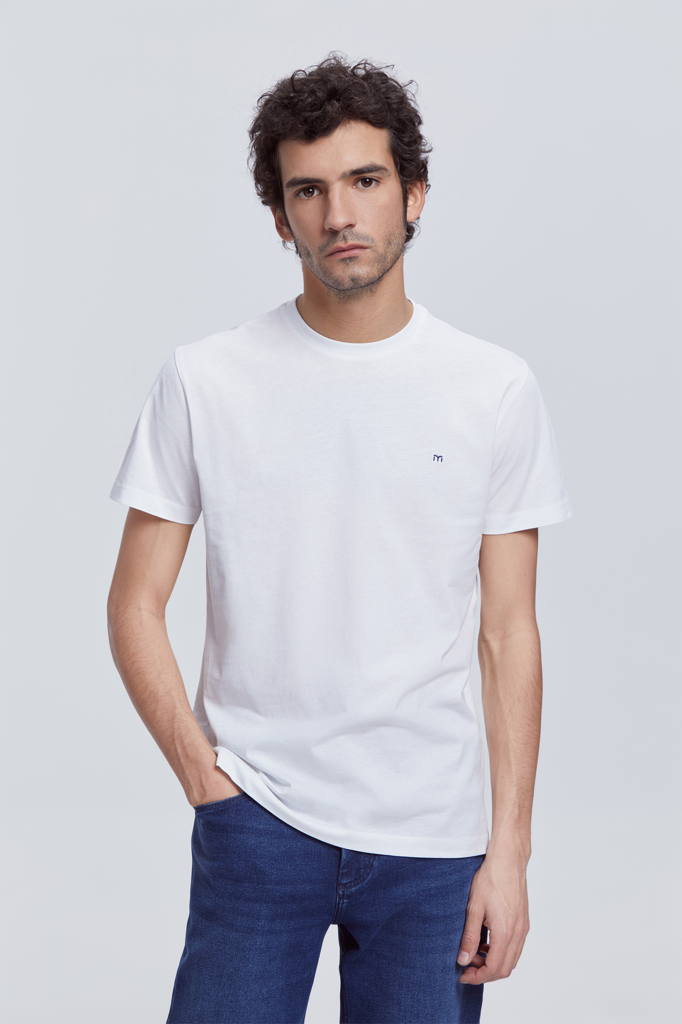 Playera básica 100% algodón BCI | Playeras de hombre | Springfield-MX