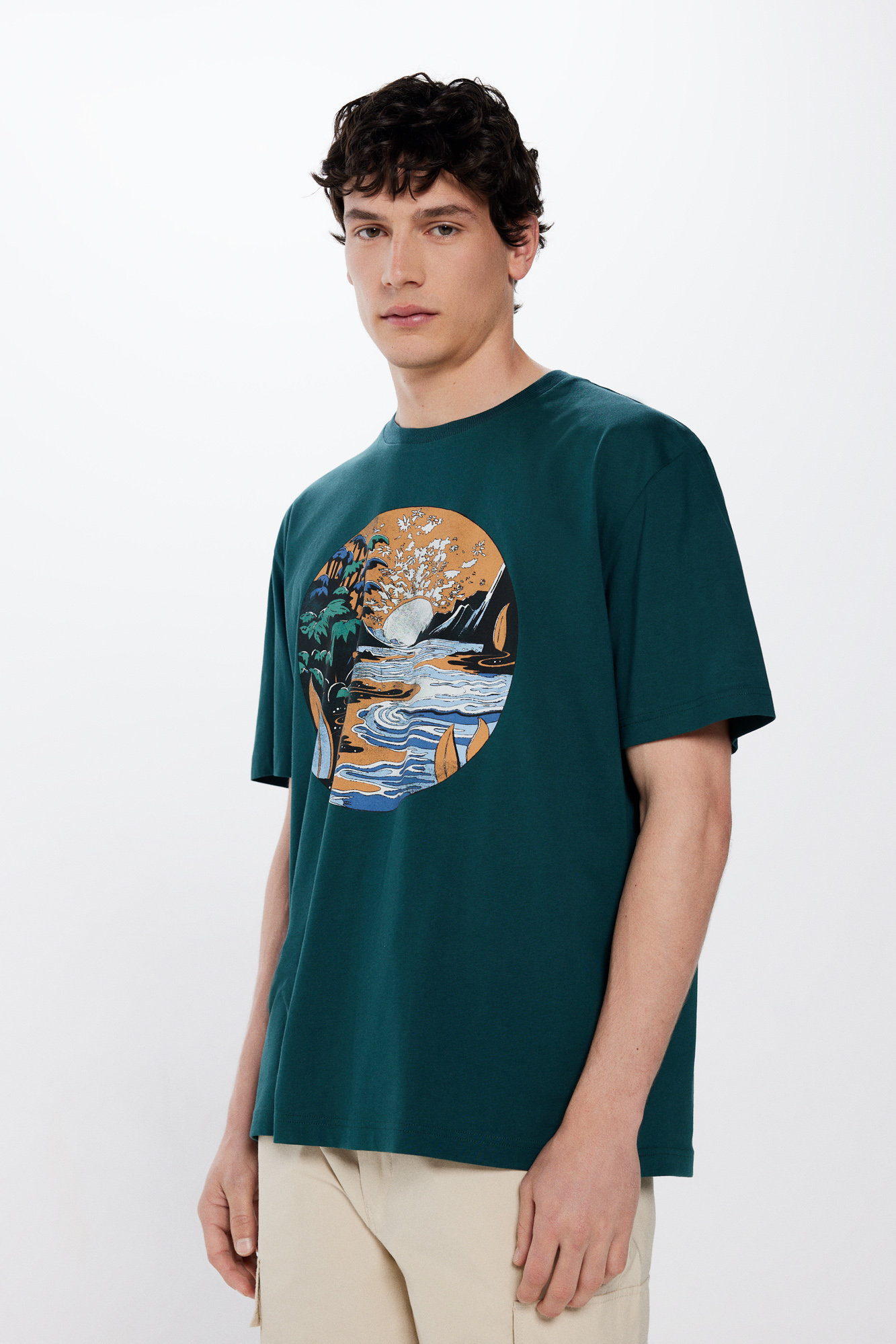 Playera sea landscape | Playeras de hombre | Springfield-MX