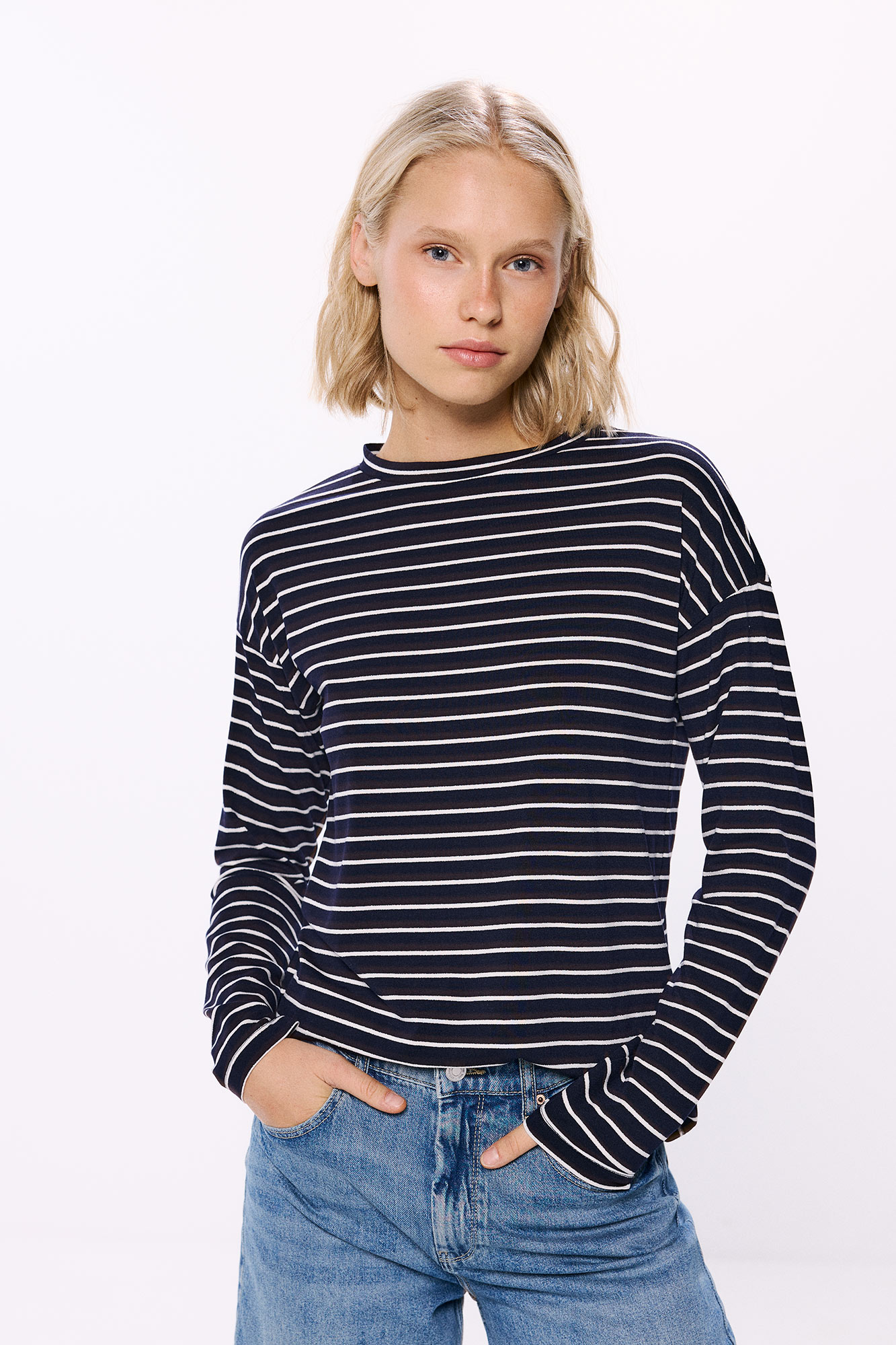 Playera a rayas | Playeras para mujer | Springfield-MX